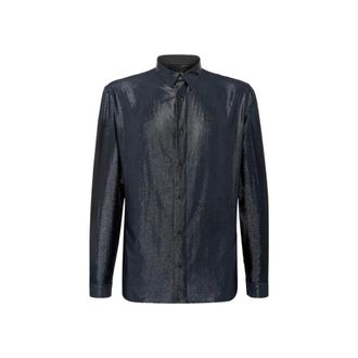 Philipp Plein Homme, Chemises, Noir, Taille: 3XL LS Skull Shirt