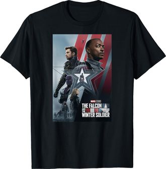 MARVEL The Falcon and The Winter Soldier Series Poster T-Shirt