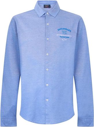 Paul & Shark Langarmhemd - - Shirts - Herren - Blau - M