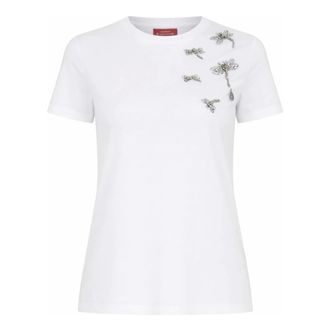 Max Mara Femme, Tops, Blanc, Taille: 38 FR T-shirt Pontile