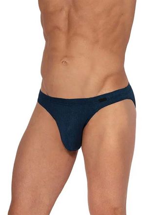Olaf Benz Herren Slip blau Mikrofaser/Funktion unifarben