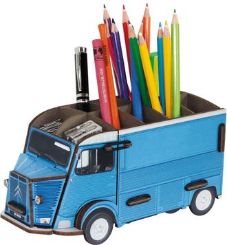 Werkhaus Stiftebox Citroen HY blau