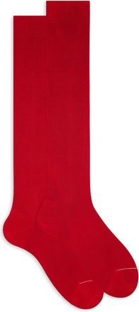 Gallo Gallo, Homme, Sous-v&ecirc;tements, Rouge, Taille: M Longues chaussettes unies en coton