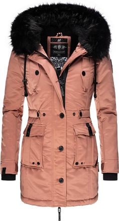 Navahoo Damen Warmer Winterparka mit Kapuze Luluna Prc Terracotta Gr. XXL