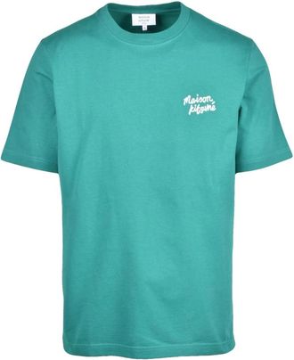 Maison Kitsun&eacute; Homme, Tops, Vert, Taille: S Maison Kitsune tshirt