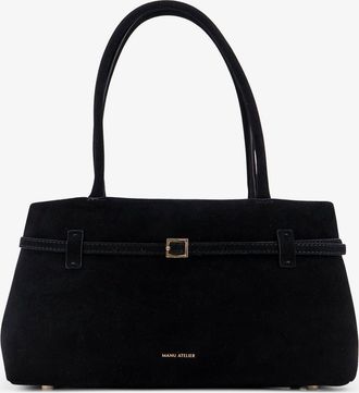 Manu Atelier East West Le Cambon suede shoulder bag - MANU ATELIER - gender_Woman