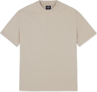 Johnny Urban Tee Shirt Homme & Femme Beige - Sammy - Oversize T-Shirt - Heavy Basic Shirt - Classic Col Rond Tshirt à Manches Courtes - Unisex - C Neck - 100% Cott