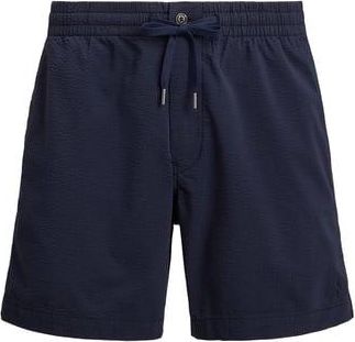 Polo Ralph Lauren Short gaufr&eacute; en coton m&eacute;lang&eacute;