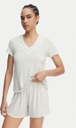 Ysabel Mora Pyjama 10823 Hellgrau Regular Fit