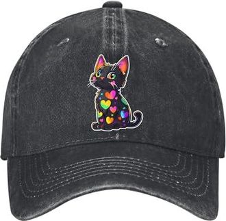 Generic Casquette Trucker Chat Mignon Et Color&eacute; Chapeau De Sport Confortable Chapeau De Soleil D&eacute;contract&eacute;e Casquette De Baseball pour Entra&icirc;nements Quotidien