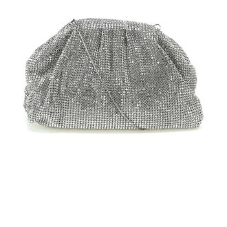 Twentyfourhaitch Petra Clutch - Femme - Sacs - Gris - Taille: ONE Size