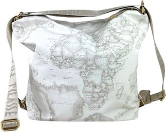 Alviero Martini 1A Classe Femme, Sacs, Blanc, Taille: ONE Size Soft Hobo