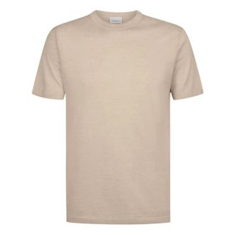 Profuomo T-shirt Rundhals Kurzarm - - Tops - Herren - Beige - 2XL