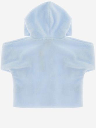 1+ in the family Girls Bamboo-Blend Coat Light Blue Polyester