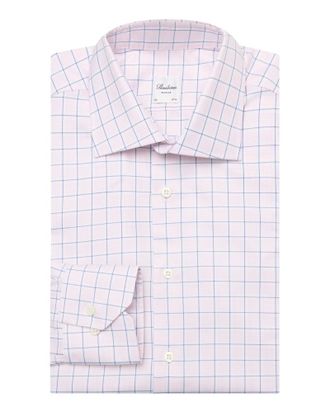 Stenstr&ouml;ms Kariertes Hemd aus Twofold Super Cotton, Regular Fit in