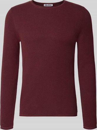 Review Slim Fit Pullover aus reiner Baumwolle