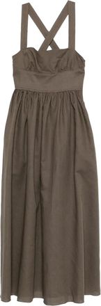 Matteau crossback maxi dress - Braun