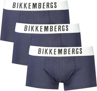 Dirk Bikkembergs Blaue Baumwollboxershorts Unterw&auml;schepaket - - Underwear - Herren - Blau - L