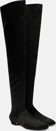 The Row Overknee-Stiefel Awar aus Satin