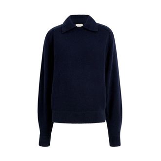 Khaite Jackson Woll- und Kaschmirpullover - - Knitwear - Damen - Blau - M