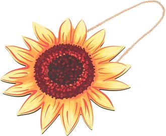 OSALADI Sonnenblumen Willkommensschild H&auml;ngedekor f&uuml;r Haust&uuml;r und Wand Nat&uuml;rliche Wandkunst f&uuml;r Wohnzimmer Veranda und Garten