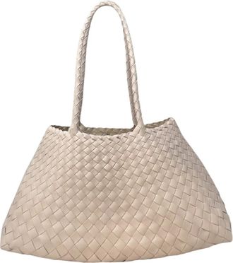 Dragon Diffusion Femme, Sacs, Beige, Taille: ONE Size Santa Croce Big Shoulder Bag