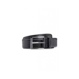HUGO BOSS Italienischer Lederg&uuml;rtel - - Accessories - Herren - Schwarzk - 110 CM