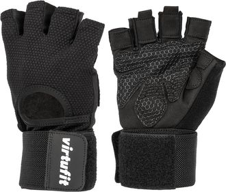 VirtuFit Fitnesshandschuhe Pro mit Handgelenkbandage - S
