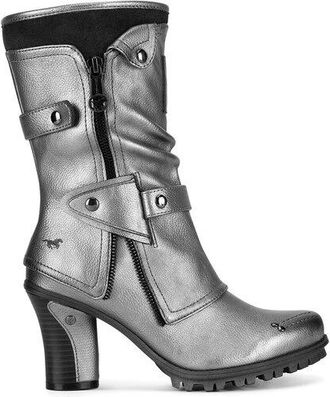 Mustang Jeans Mustang Stiefel 1141-606 Silberfarben