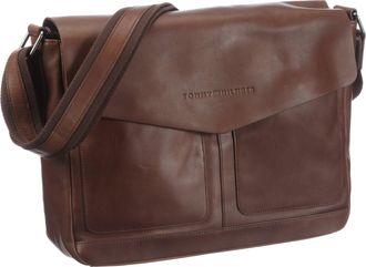 Tommy Hilfiger SPENCER MESSENGER BM56915605, Herren Messengerbags, Braun (COGNAC 219), 36x11x30 cm (B x H x T)