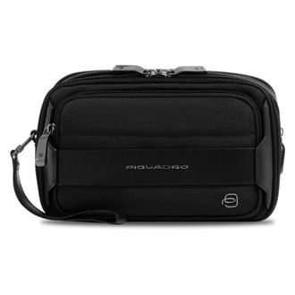 Piquadro Clutch Bag mit abnehmbarem Handgelenkriemen - - Bags - Herren - Schwarzk - ONE SIZE