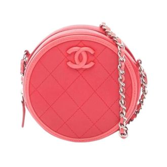 Chanel Sac bandouli&egrave;re vintage en cuir doccasion - Femme - Pre-owned - Rose - Taille: ONE Size