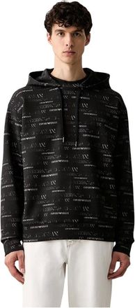 Emporio Armani Herren, Sweatshirts & Hoodies, Schwarzk, MGr&ouml;&szlig;e