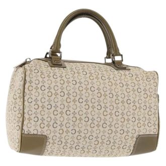 Celine Sac &agrave; main en toile Pre-owned - Femme - Pre-owned - Beige - Taille: ONE Size