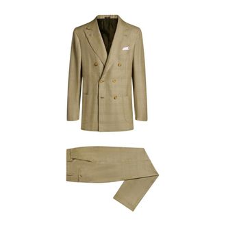 Kiton Herren, Anz&uuml;ge, Gr&uuml;n, LGr&ouml;&szlig;e
