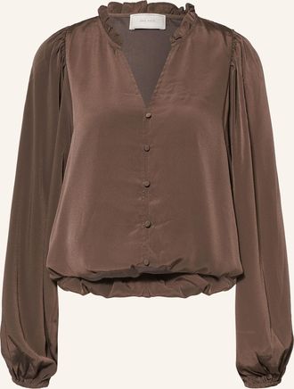 Neo Noir Neo Noir Blusenshirt Vivette Mit R&uuml;schen braun