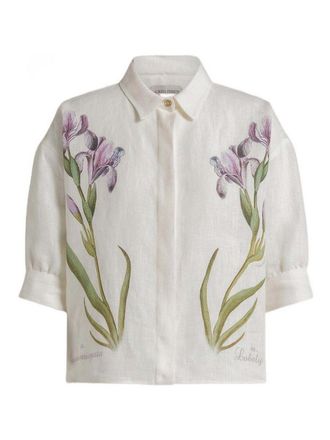 Alberta Ferretti Chemise - Blanc