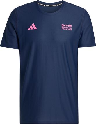 adidas Mens BMW Berlin-Marathon 2025 T-Shirt Collegiate Navy XL