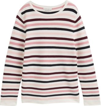Tom Tailor Damen 1016350 Pullover, 38584 - Rose Ottoman Knit, S EU