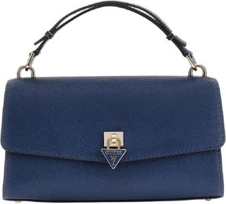 Guess Femme, Sacs, Bleu, Taille: ONE Size Patsie Logo Crossbody Bag