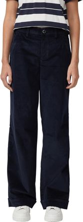 s.Oliver Cordhose mit Wide Leg und fixiertem Umschlag