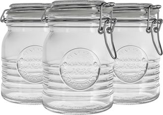 Bormioli Rocco Officina 1825 Glaspeichergl&auml;ser - 500ml - Pack Von 3