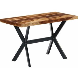vidaXL Esstisch 120x60x75 cm Massivholz Akazie vidaXL