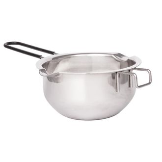 Lurch Schmelztopf aus Edelstahl | Ideal zum Schmelzen von Schokolade, Butter, K&auml;se und mehr | Pr&auml;ziser Ausguss | Mit hitzebest&auml;ndigem Silikon-Griff | Sp&uuml;lma