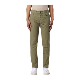 Fay Stilvolle Braune Baumwollhose - - Trousers - Herren - Gr&uuml;n - W42