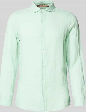 Superdry Regular Fit Leinenhemd mit Haifischkragen Modell Vacation