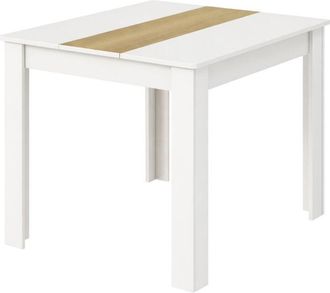 VCM Table &agrave; manger Table de cuisine 80x80 Disalo H. 75 x B. 80 x T. 80 cm