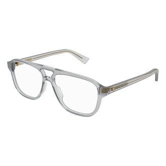 Bottega Veneta Homme, Accessoires, Gris, Taille: 56 MM Lunettes de vue