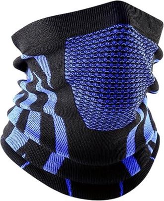 Generic Cache-cou - Cache-cou dhiver 39x23cm | &Eacute;charpe circulaire tricot&eacute;e en polyester, tube de cou de ski coupe-vent, &eacute;charpe multifonctionnelle pour femmes