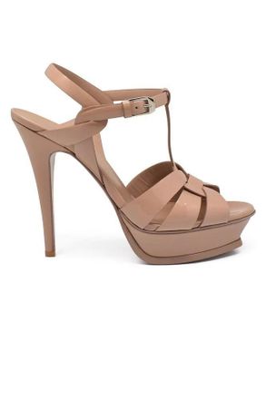 Saint Laurent Sandalen - Tribute Sandals - Gr. 39,5 (EU) - in Rosa - f&uuml;r Damen